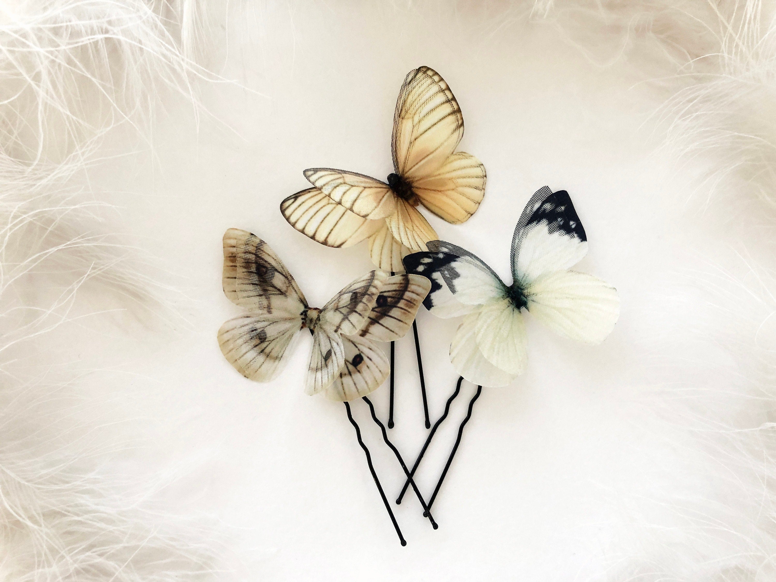 Butterfly Hair Pins – Purple Butterfly